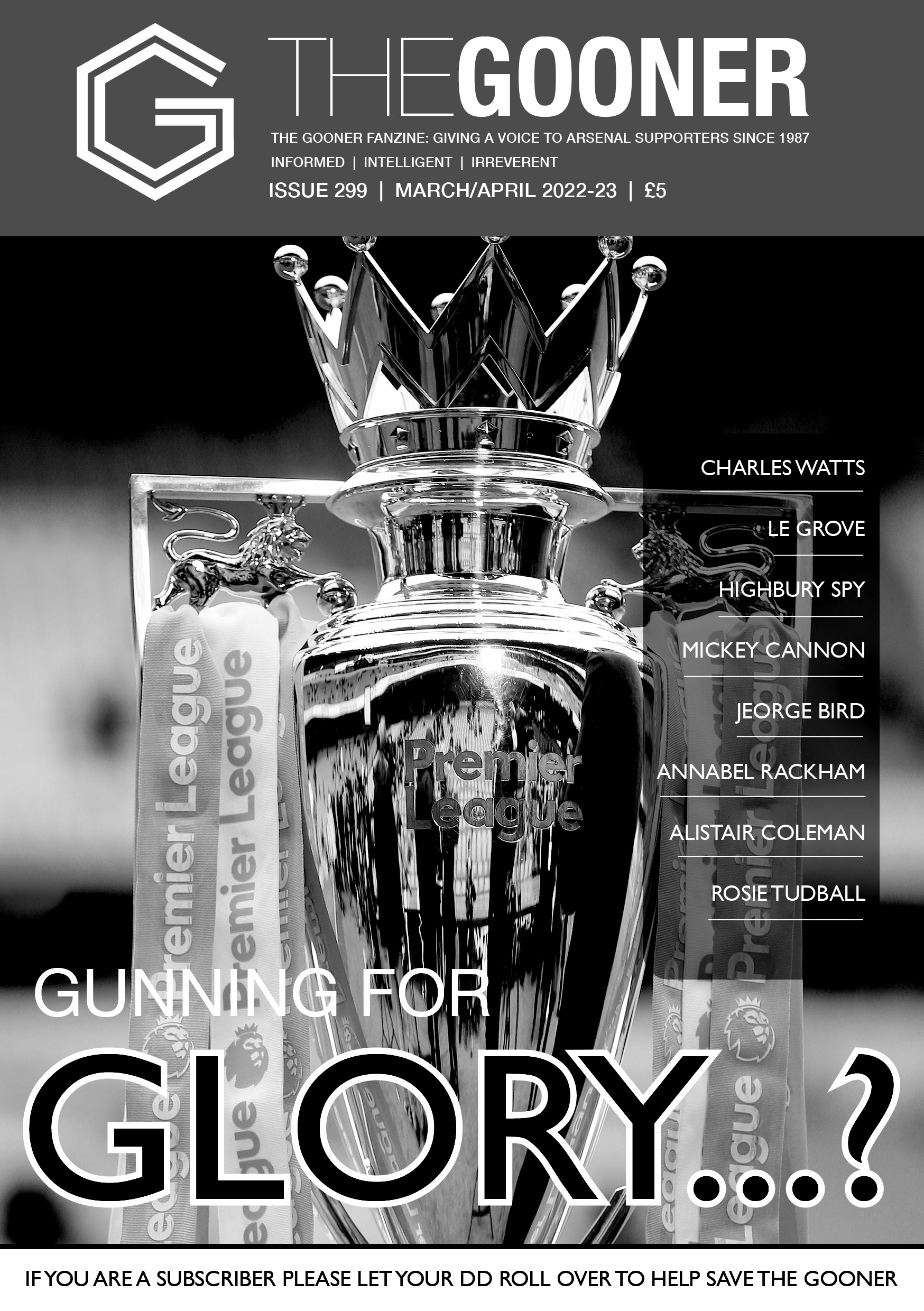 Getcha Gooner: Order your print copy of the Gooner Fanzine issue 299 or ... Getcha Gooner: Order your print copy of the Gooner Fanzine issue 299 or ...